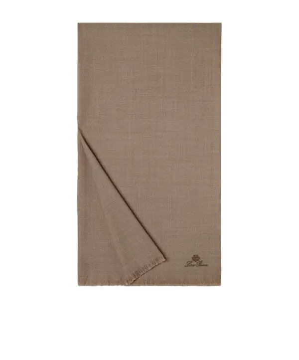 Loro Piana Hallet Scarf - Melange Mud