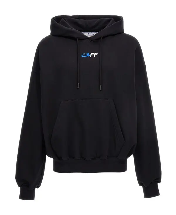 Off-White Graphic-print Cotton Hoodie