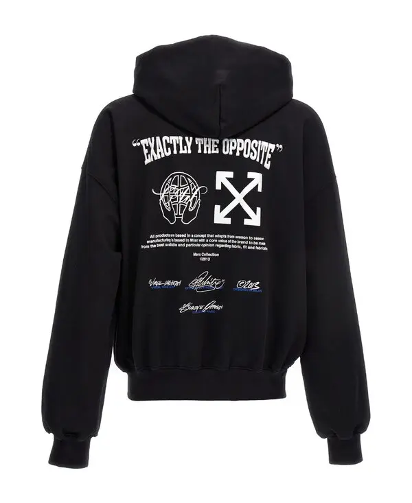 Off-White Graphic-print Cotton Hoodie