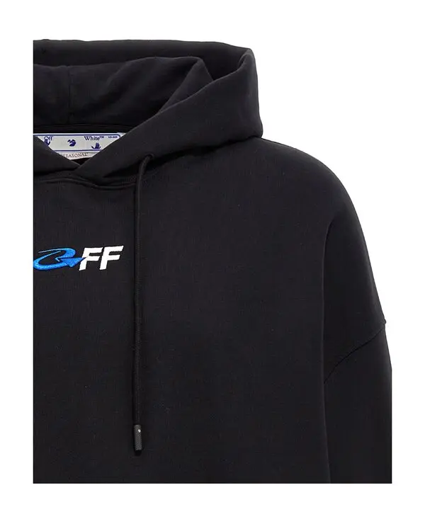 Off-White Graphic-print Cotton Hoodie