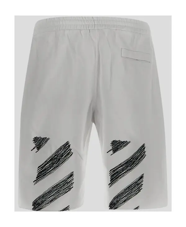 Off-White Scribble Diag Print Track Shorts