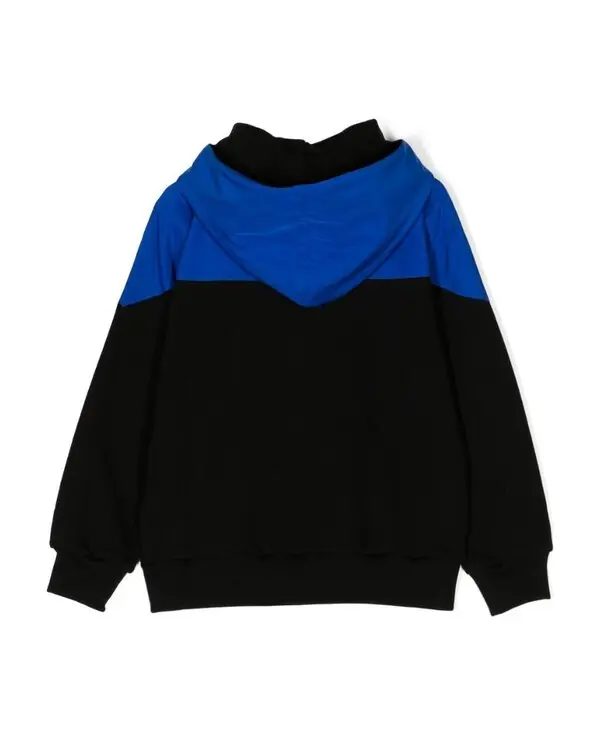 MARCELO BURLON COUNTY OF MILAN Pixel Logo Zip-up Hoodie