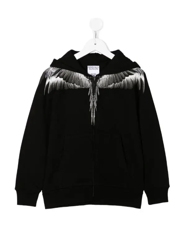 MARCELO BURLON COUNTY OF MILAN Icon Wings Zip-up Hoodie