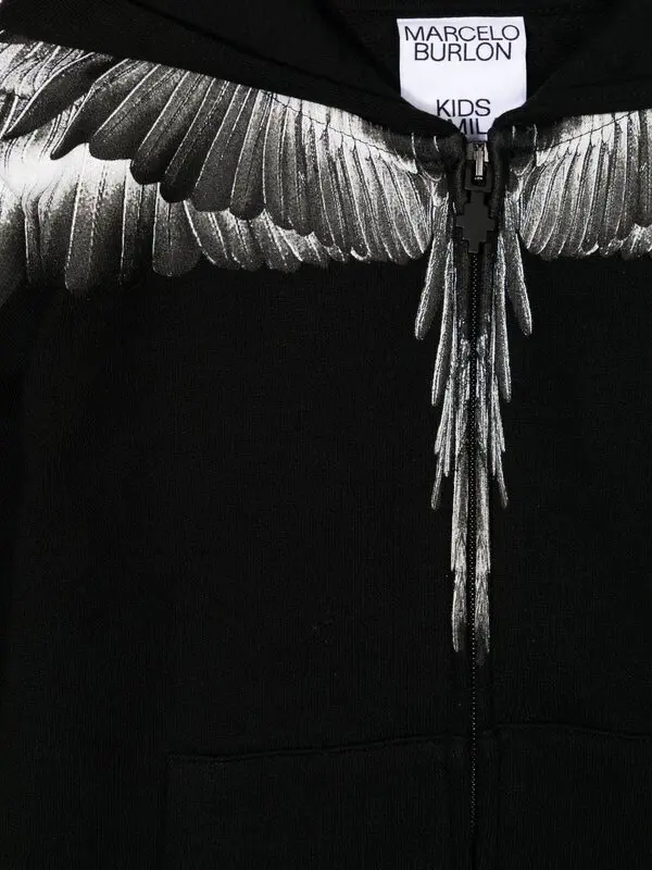 MARCELO BURLON COUNTY OF MILAN Icon Wings Zip-up Hoodie
