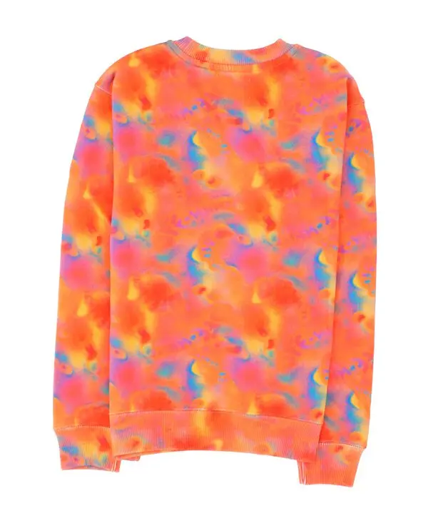 Off-White Logo-print Tie-dye Sweatshirt