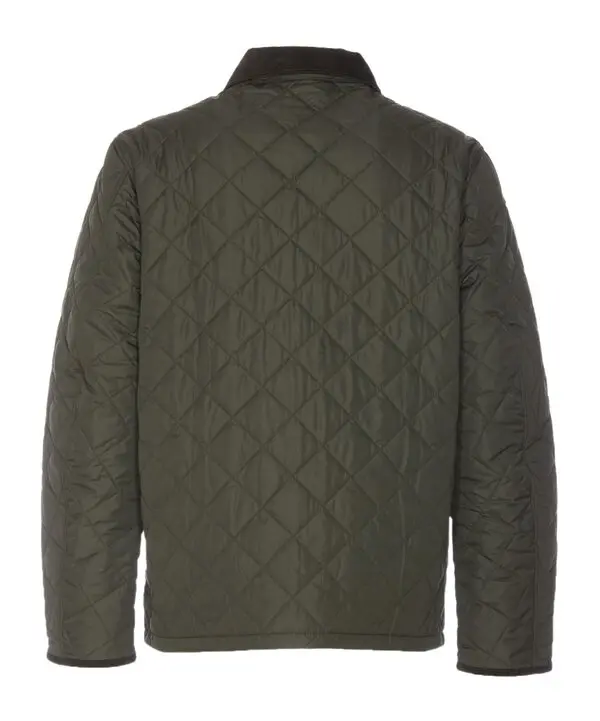 Barbour Quilted Jacket With Corduroy Collar
