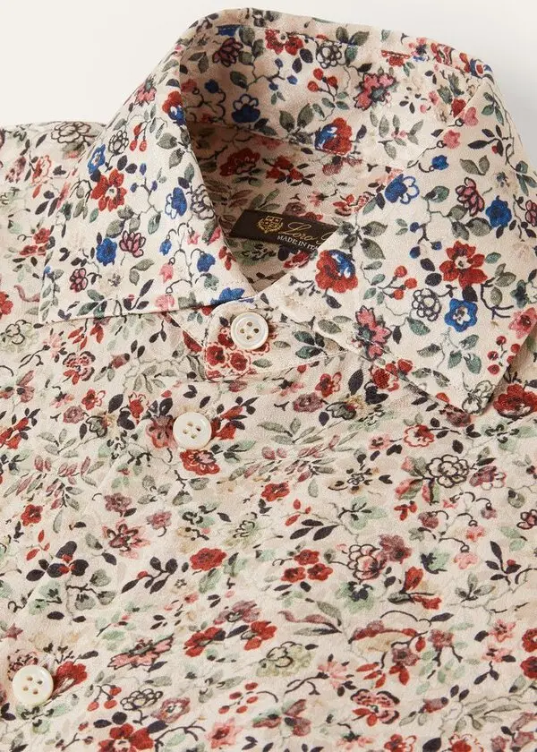 Loro Piana Thea Floral Print Shirt