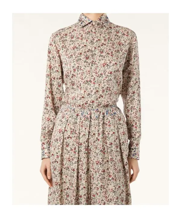 Loro Piana Thea Floral Print Shirt
