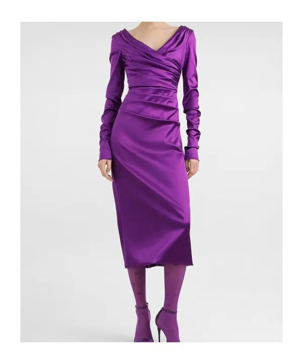 Dolce & Gabbana Draped Midi Dress