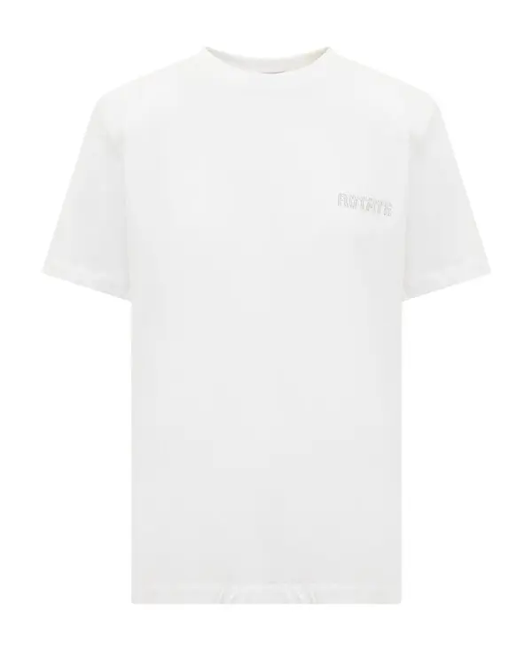 ROTATE BY BIRGER CHRISTENSEN Logo Embellished T-shirt