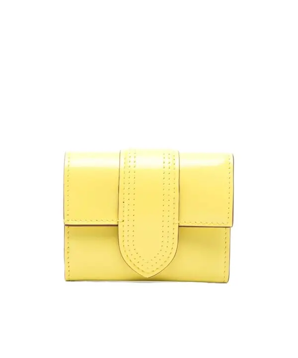 Jacquemus Le Compact Bambino Wallet - Yellow