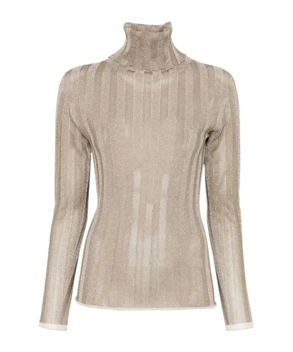 Fabiana Filippi Lurex Turtleneck Sweater
