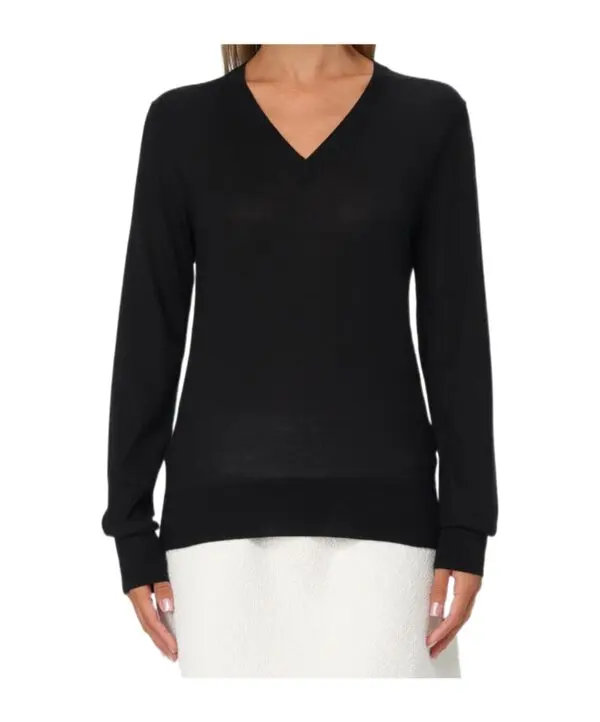 Dolce & Gabbana V-neck Sweater - Black