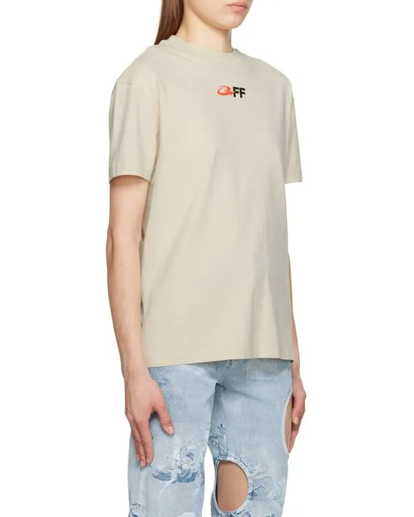 Off-White Graphic-print Cotton T-shirt
