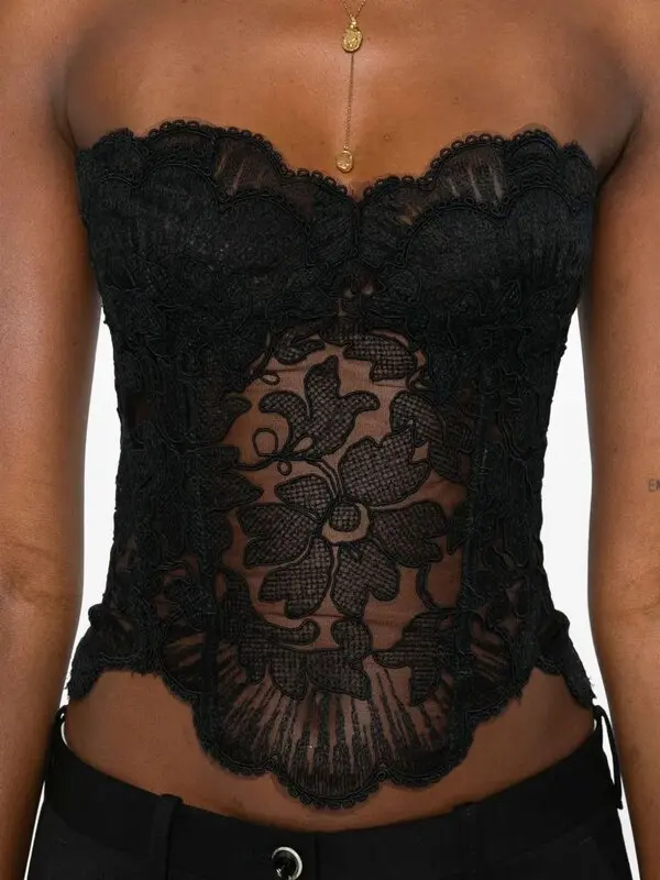 Ermanno Scervino Lace Corset Top