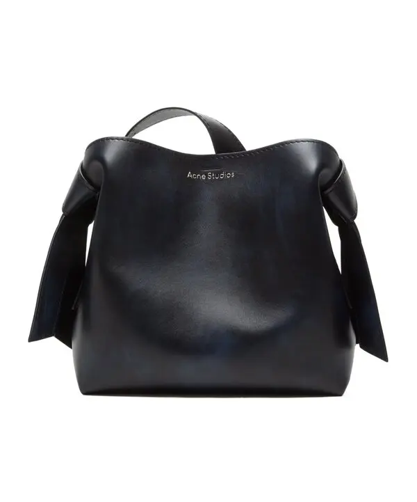 Acne Studios Knot-detail Leather Shoulder Bag
