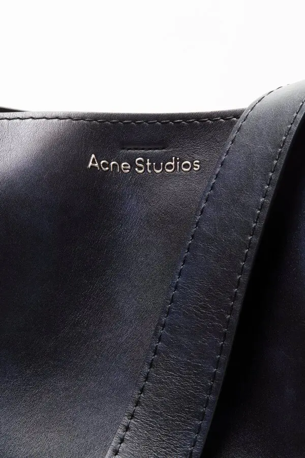 Acne Studios Knot-detail Leather Shoulder Bag