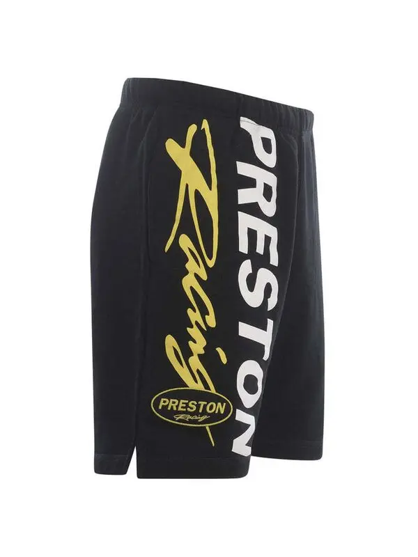 Heron Preston Logo-printed Knee-length Track Shorts