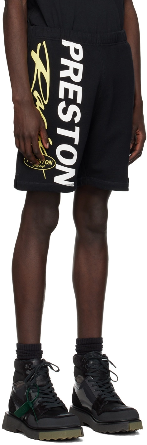 Heron Preston Logo-printed Knee-length Track Shorts