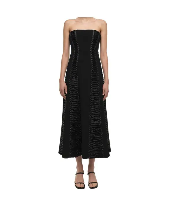 Simkhai Dennison Off-shoulder Midi Dress