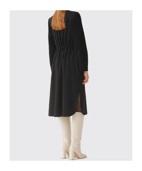 Fabiana Filippi Long-sleeved Midi Dress