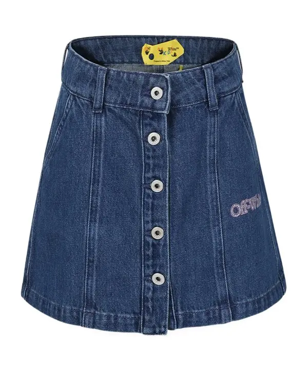 Off-White Bookish Denim Skirt