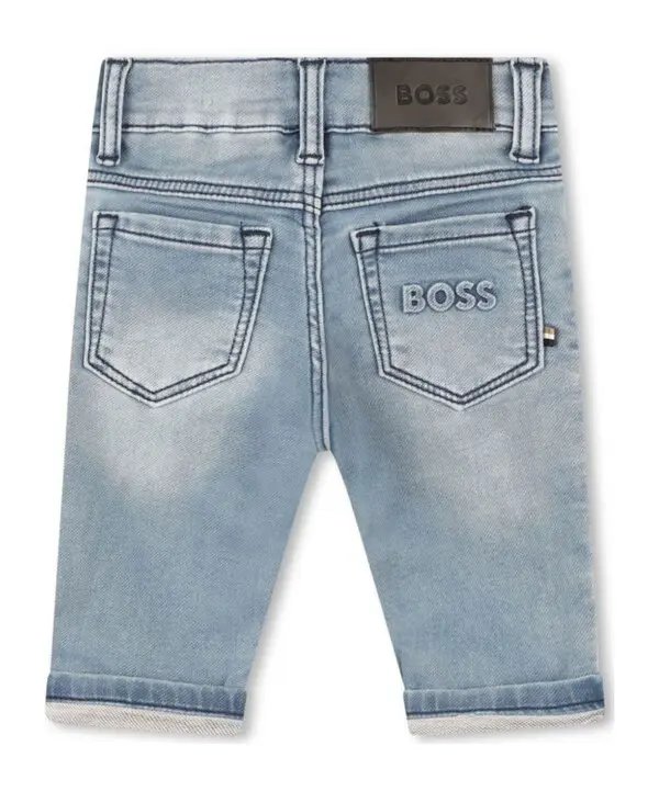 Hugo Boss Logo Embossed Jeans