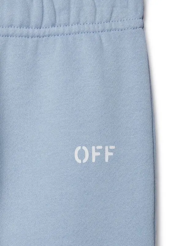 Off-White Off Stamp Cotton Tracksuit Bottom