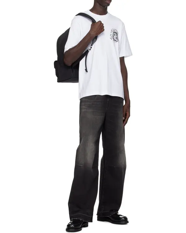 Amiri Open-necked Black Shirt