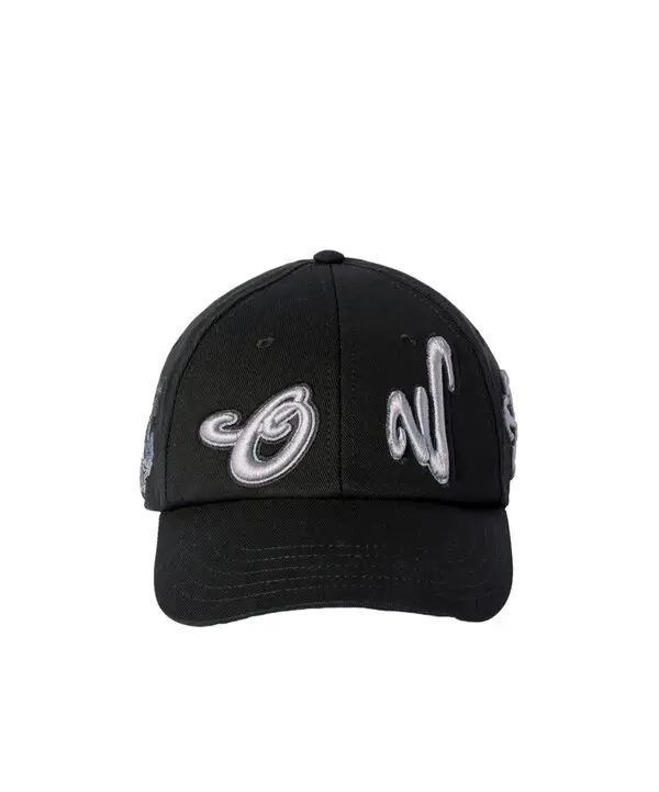 Off-White Embroidered Cotton Cap