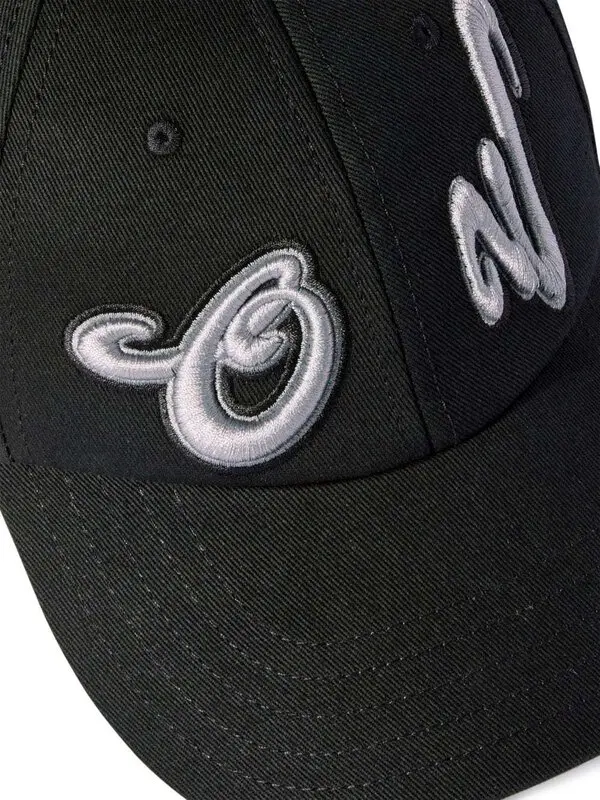 Off-White Embroidered Cotton Cap