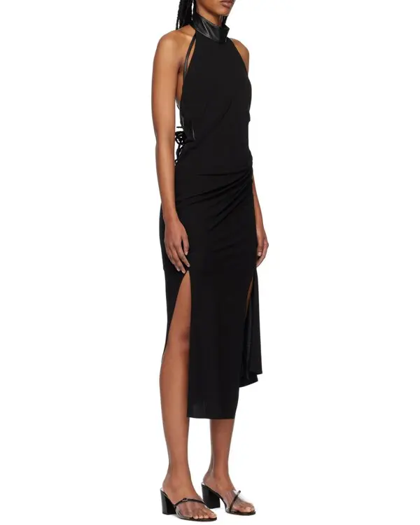 Helmut Lang Halter Neck Midi Dress