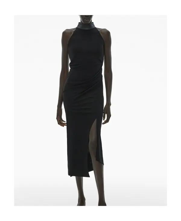 Helmut Lang Halter Neck Midi Dress
