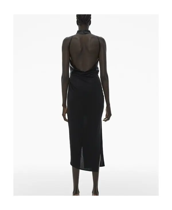 Helmut Lang Halter Neck Midi Dress