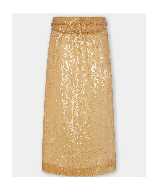 Rabanne Sequin-embroidered Skirt