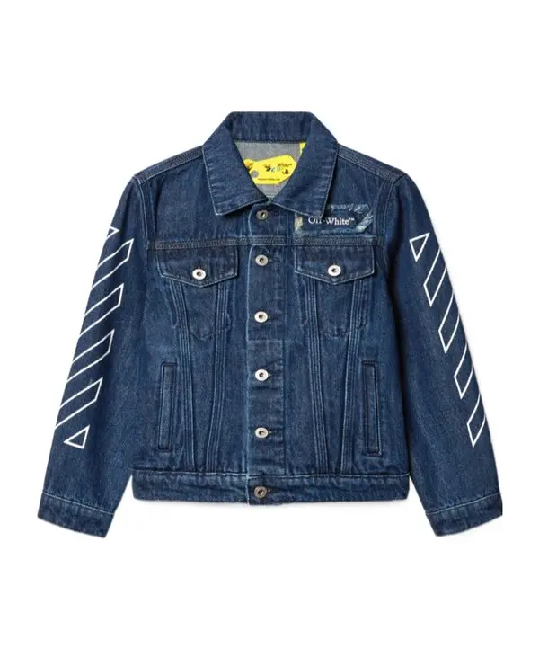 Off-White Bookish Patch Denim Jacket