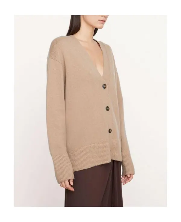 Vince Weekend V-neck Ribbed Cardigan