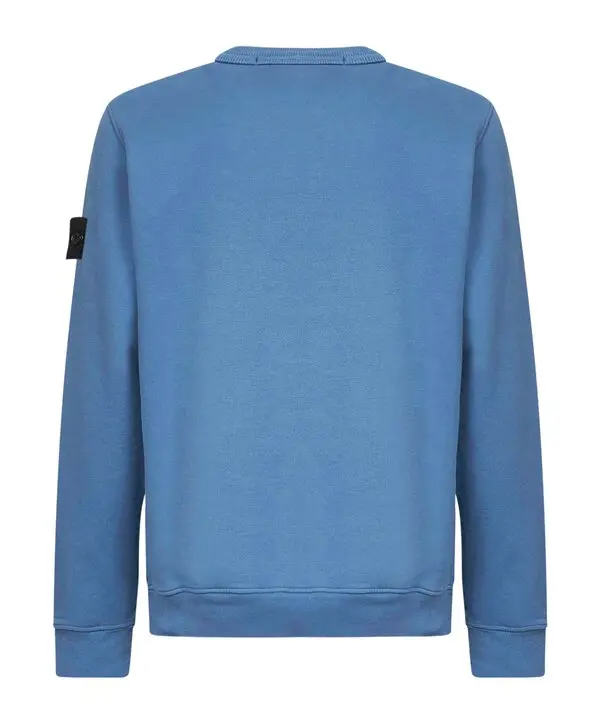 Stone Island Logo Patch Crewneck Sweatshirt