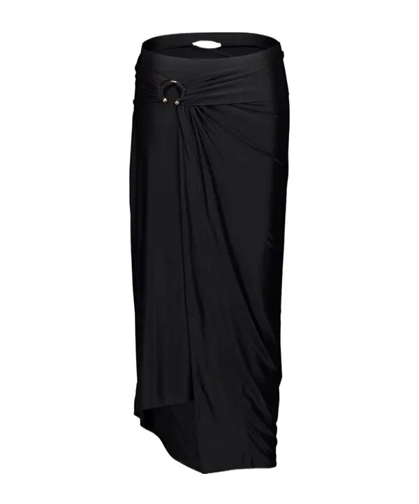 Rabanne Jupe Draped Maxi Skirt