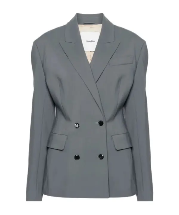 Nanushka Laane Double-breasted Tailored Blazer - No