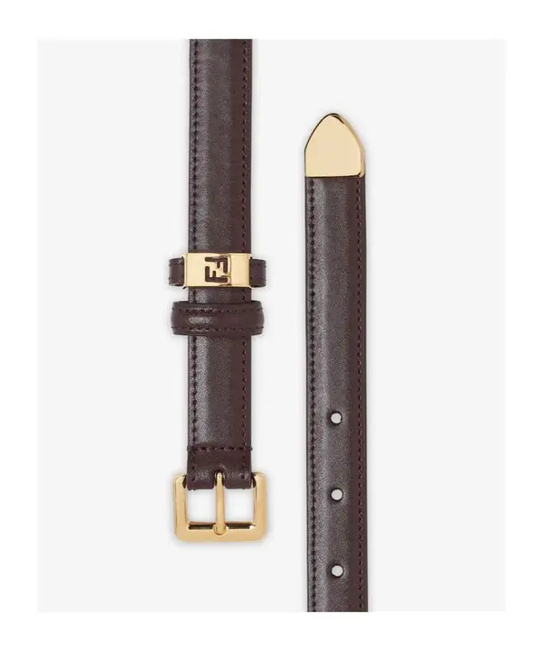 Fendi Dark Leather Belt