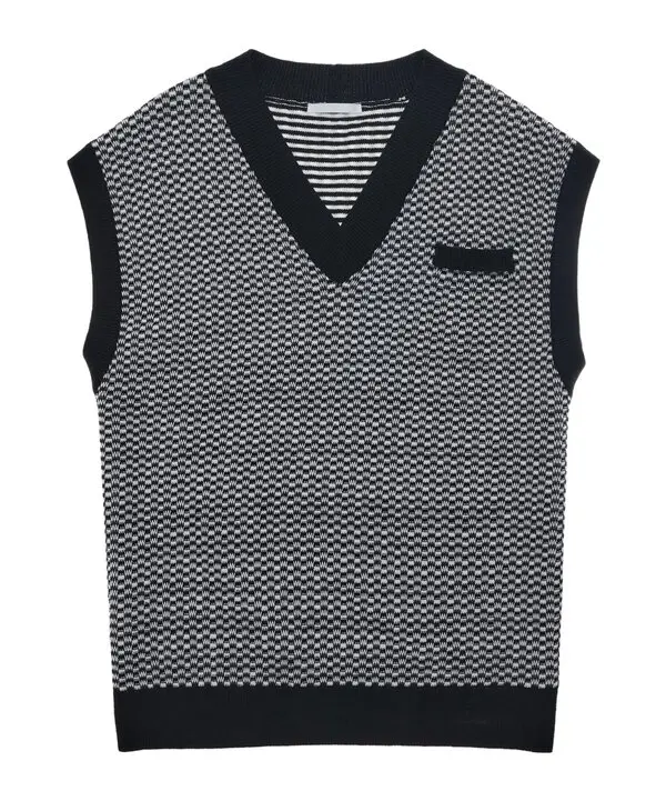 Helmut Lang V-neck Knitted Vest