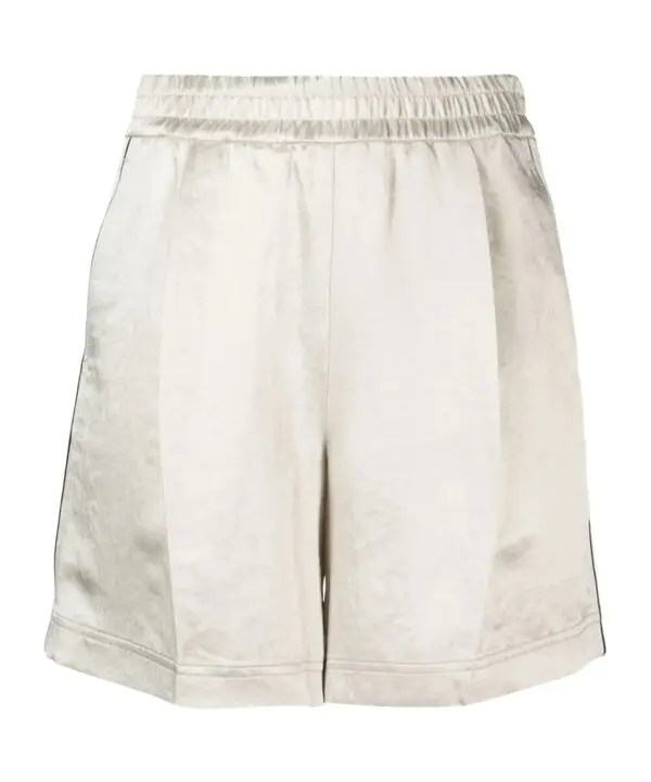 Helmut Lang Straight-cut Crinkled Shorts
