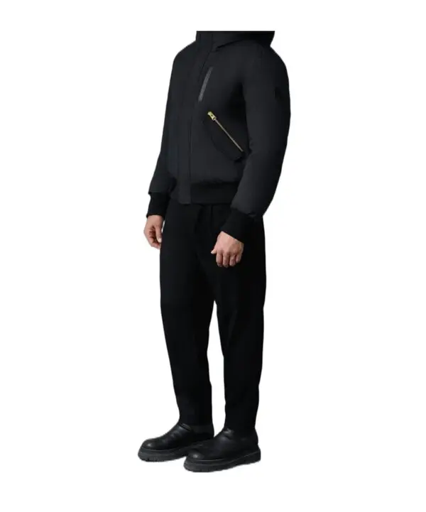 Mackage Dixon-bx 2-in-1 Nordic Tech Down Bomber With Blue Fox Fur
