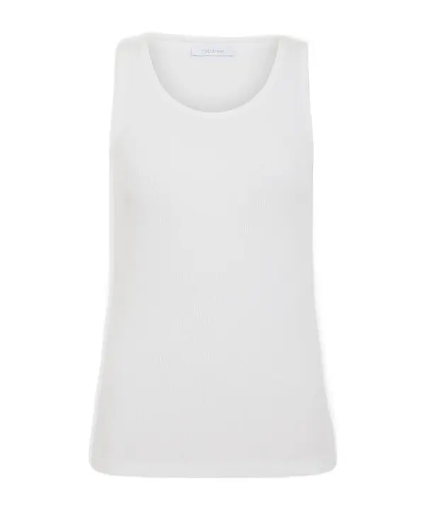 Rabanne Logo-embroidered Tank Top
