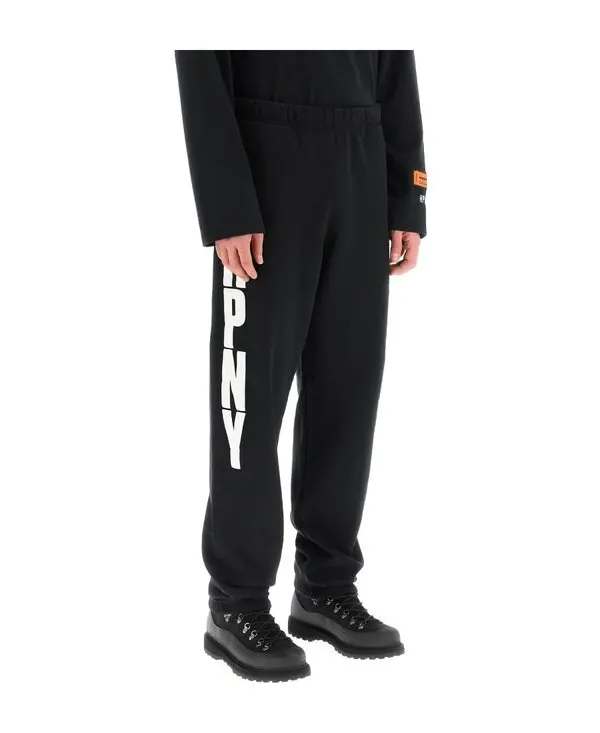 Heron Preston Logo-printed Elasticated Waistband Pants