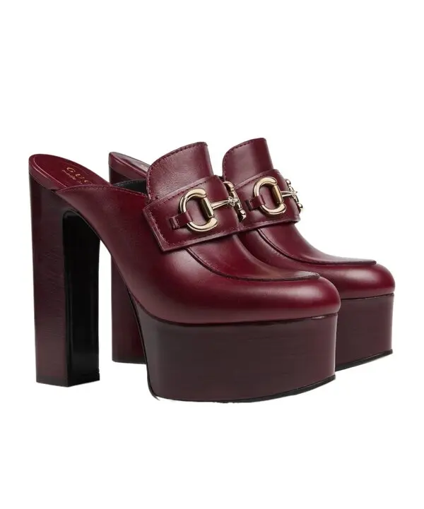 Gucci Platform Mule With Horsebit Detail