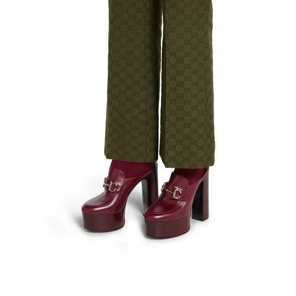 Gucci Platform Mule With Horsebit Detail