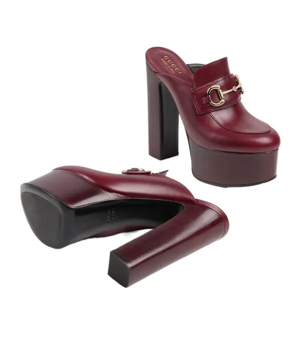 Gucci Platform Mule With Horsebit Detail