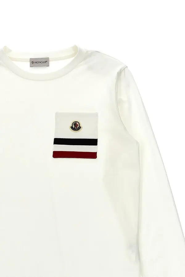 Moncler Logo Patch Long-sleeved T-shirt